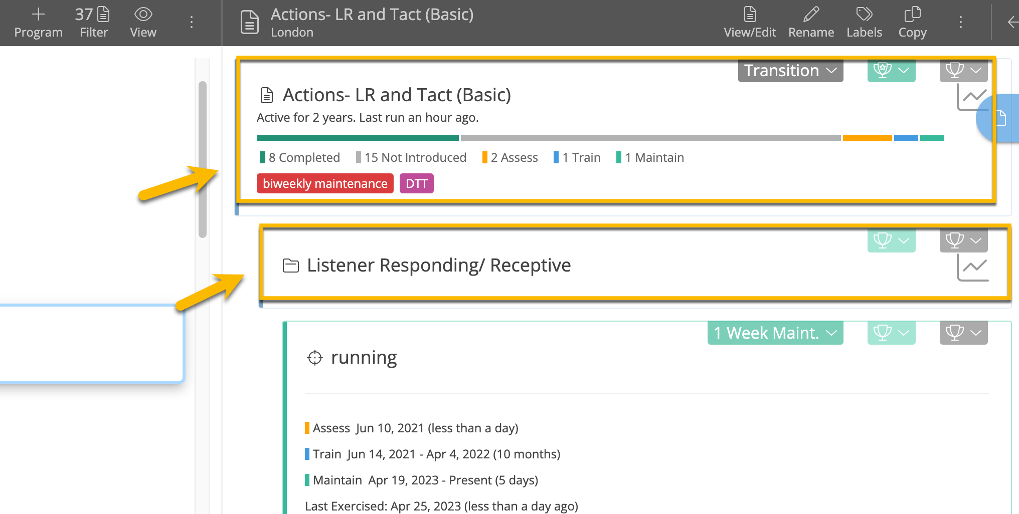Accessing/Editing Cumulative Graphs